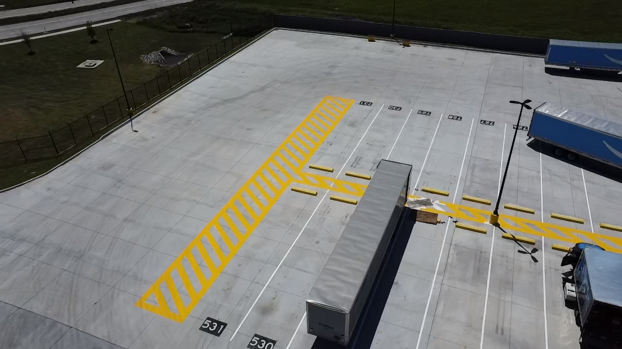 perimeter construction - line striping, construction, contractor, DFW